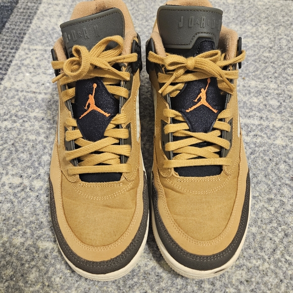 Jordan | Shoes | Jordan Mens Tan And Black Sneakers | Poshmark